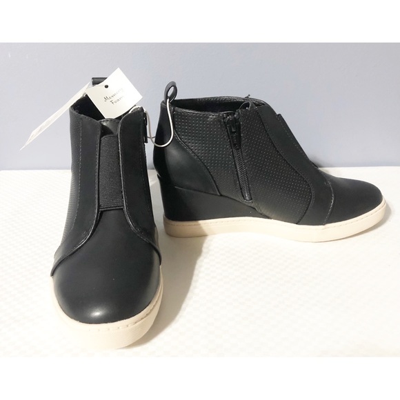 a new day | Shoes | A New Day Black Ankle Boots Wedge Heel With Memory ...